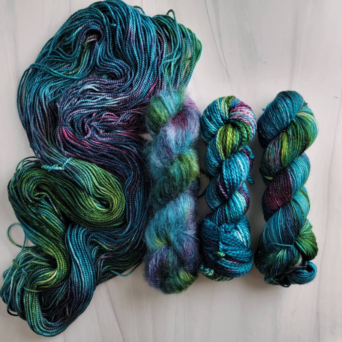 Out of the Woods - Hand Dyed Variegated Yarn - Fingering to Worsted ...