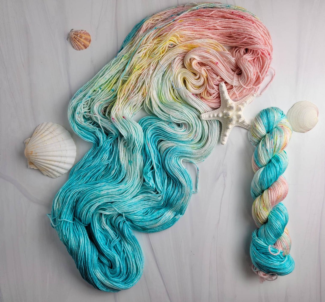 Peaqua - Hand Dyed Assigned Pooling Variegated Yarn - Fingering to ...
