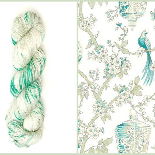 Electric Dreams Hand Dyed Variegated Yarn Fingering to | Etsy