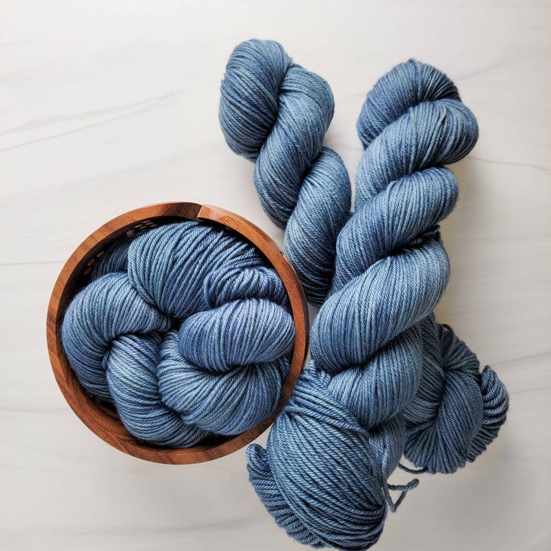 Blue Yarn - Etsy