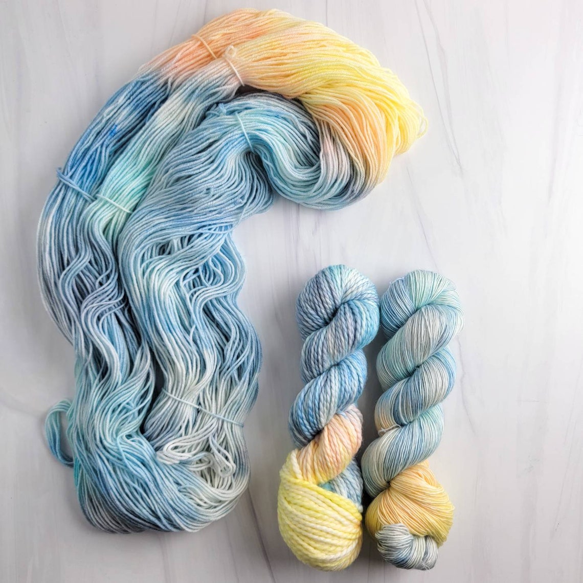 Selene - Hand Dyed Assigned Pooling Yarn - Lace Fingering Sport Dk ...