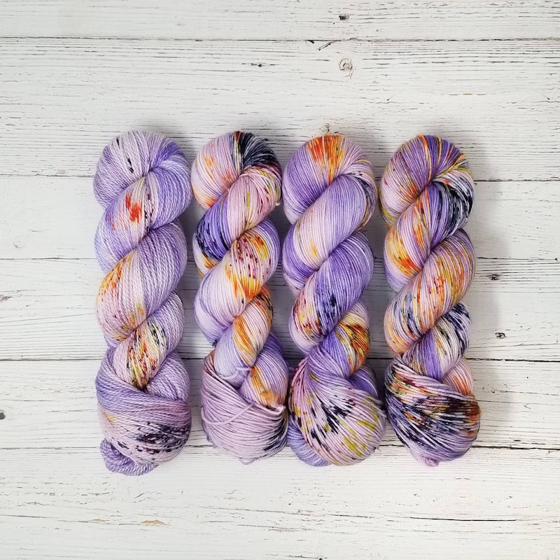 Hand Dyed Self Striping Yarn - Etsy