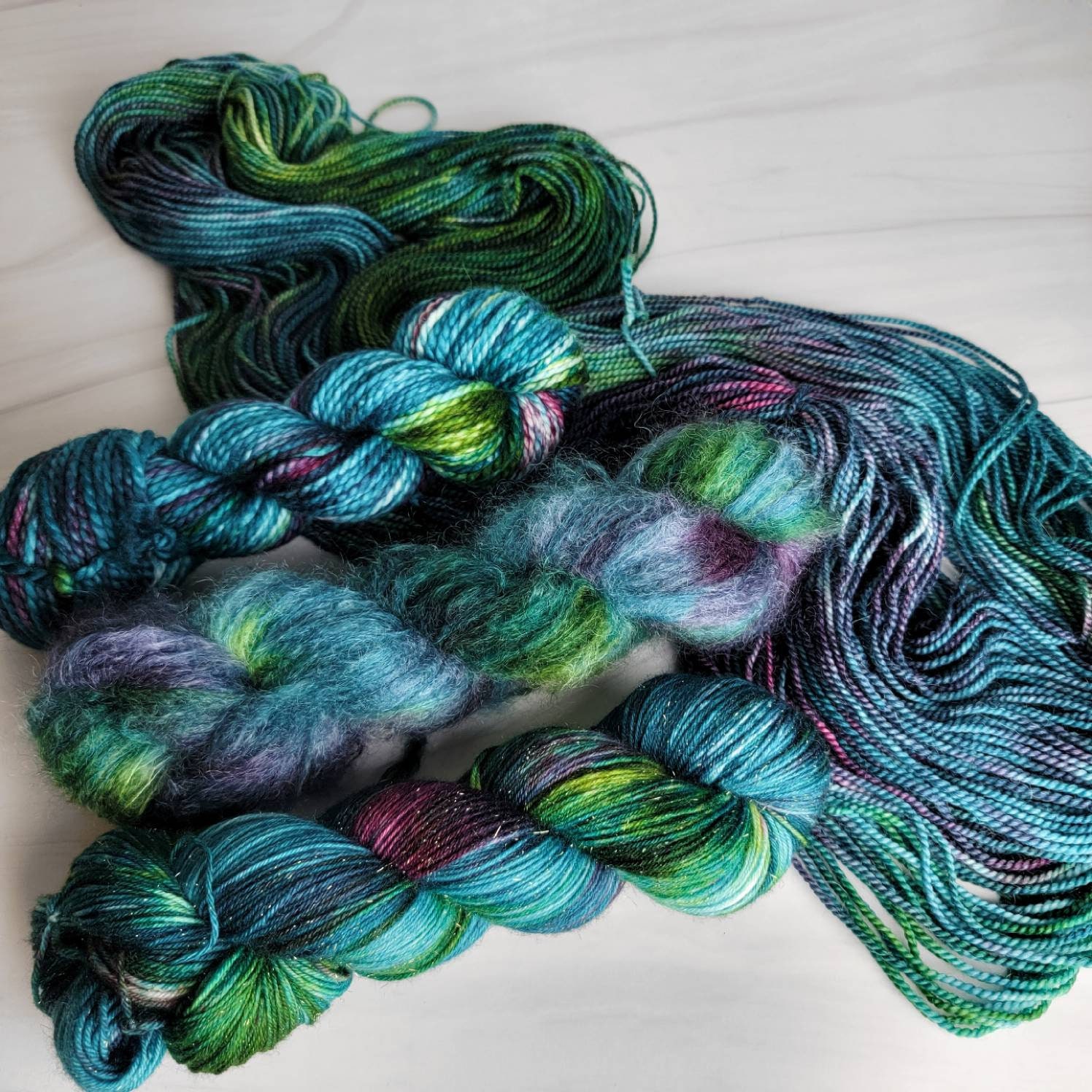 Out of the Woods - Hand Dyed Variegated Yarn - Fingering to Worsted ...