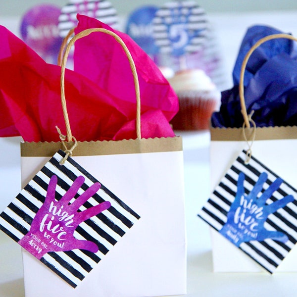 Hi Five Thank You Card - Etsy