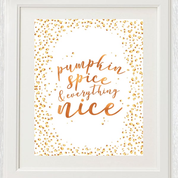 Printable Pumpkin Spice and Everything Nice Invitation Fall Baby Shower ...