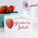 Printable Strawberry Party Food Labels Food Tents Buffet Cards Berry ...