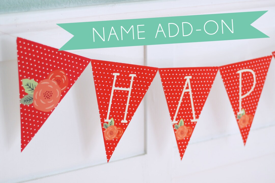 Printable Picnic Party Banner Name Add-on Party Favor Labels Shabby ...