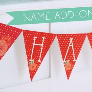 Printable Picnic Party Banner Name Add-on Party Favor Labels Shabby ...