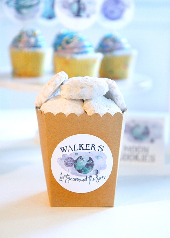 First trip around the sun stickers - Galaxy sticker labels - Planet ...