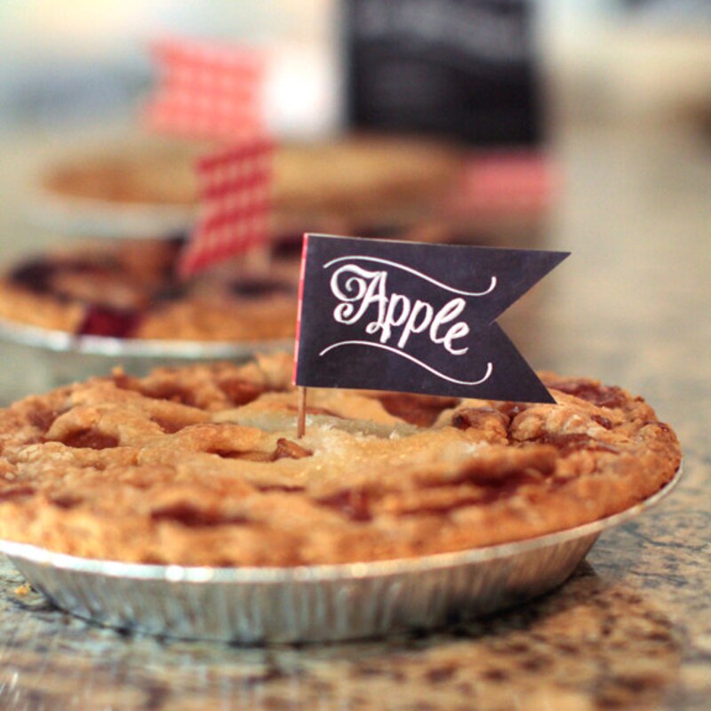 Pie Labels - Etsy
