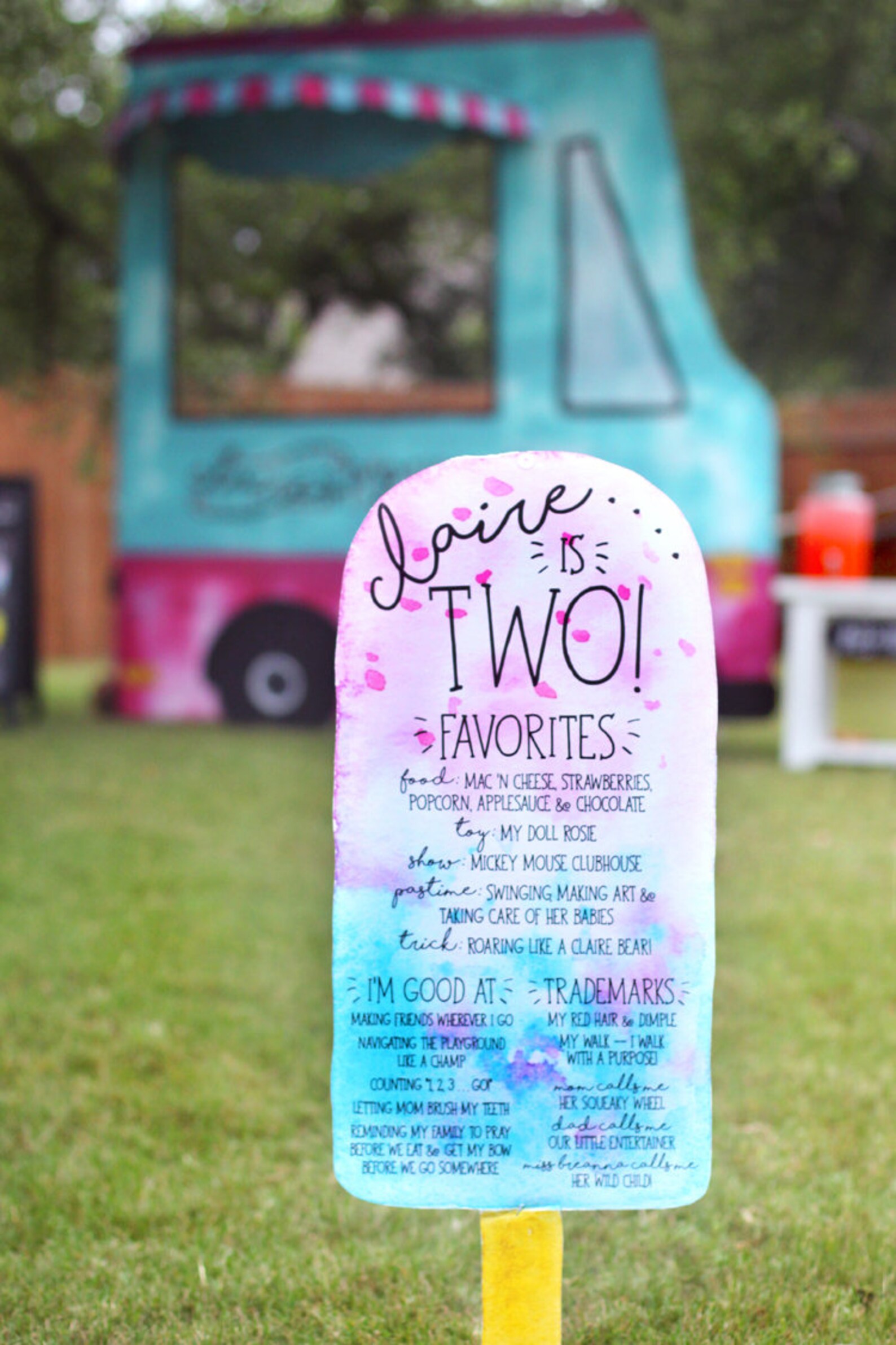 Birthday Facts Poster Popsicle Party Popsicle Milestone - Etsy