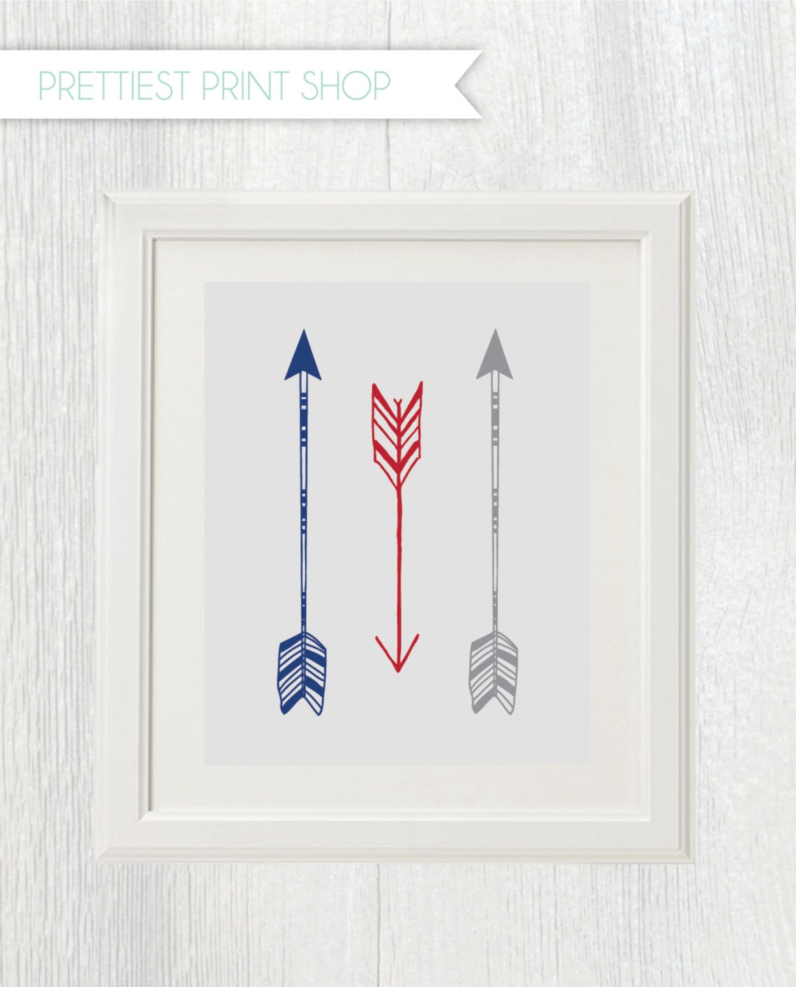 Printable Boy Nursery Sign Three Arrows Tribal Nursery - Etsy