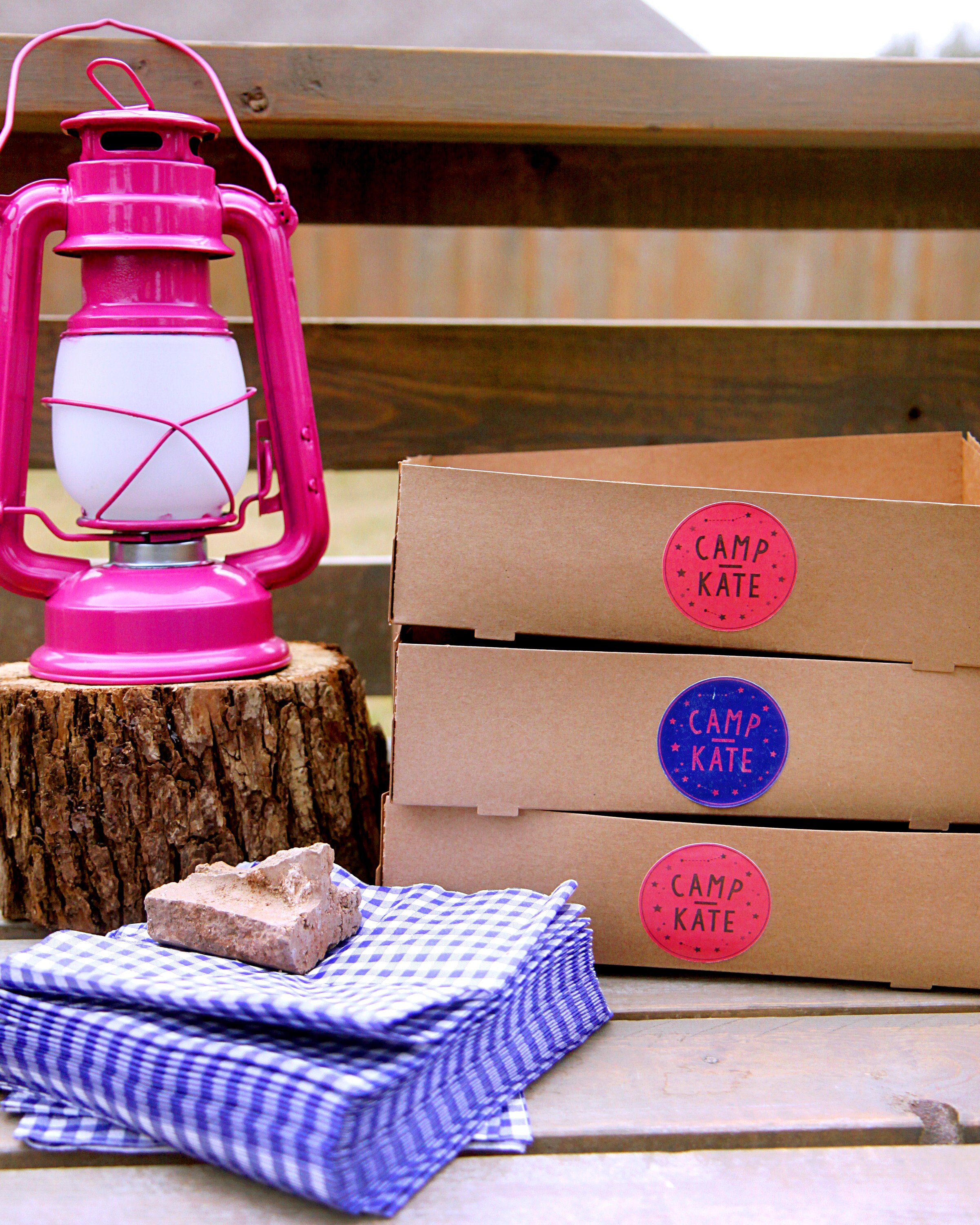 Camping party stickers Camp party labels Circle tags | Etsy