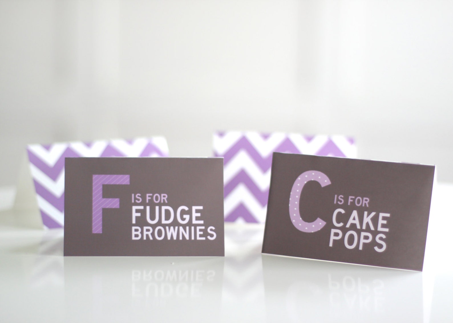 Printable Party Labels Chevron Party Polka Dot Party - Etsy