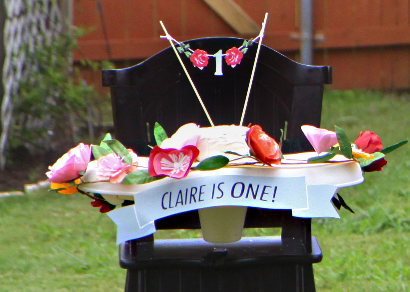 Printable Garden Party Cake Topper Picnic Birthday Party | Etsy