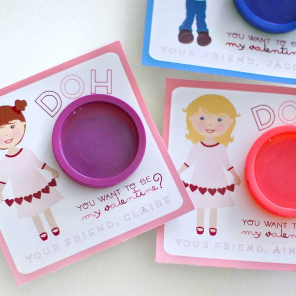 Play Doh Valentine - Etsy