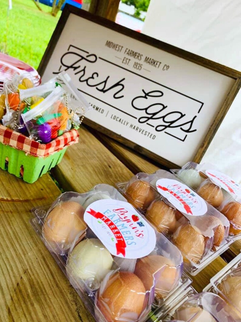 Farmers Market Party Labels Picnic Birthday Sticker Labels - Etsy