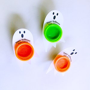 Ghost Play Doh Labels Halloween Classroom Gift Tags Party Favors School ...