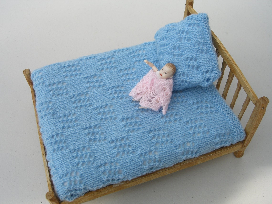 Easy to Knit Miniature Knitting Patterns for the Dolls House - Etsy UK