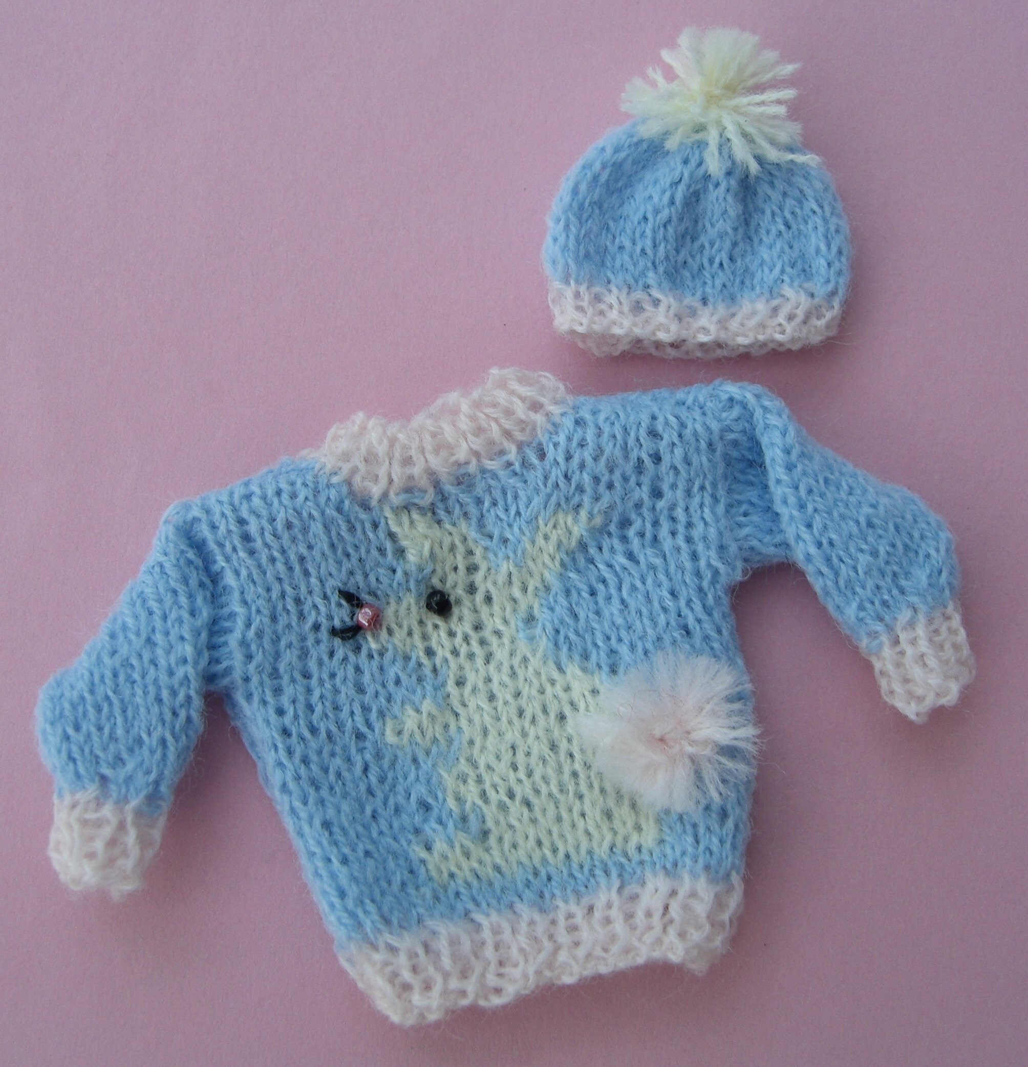 KIT for Motif Sweaters Miniature Knitting Pattern for Dolls - Etsy UK