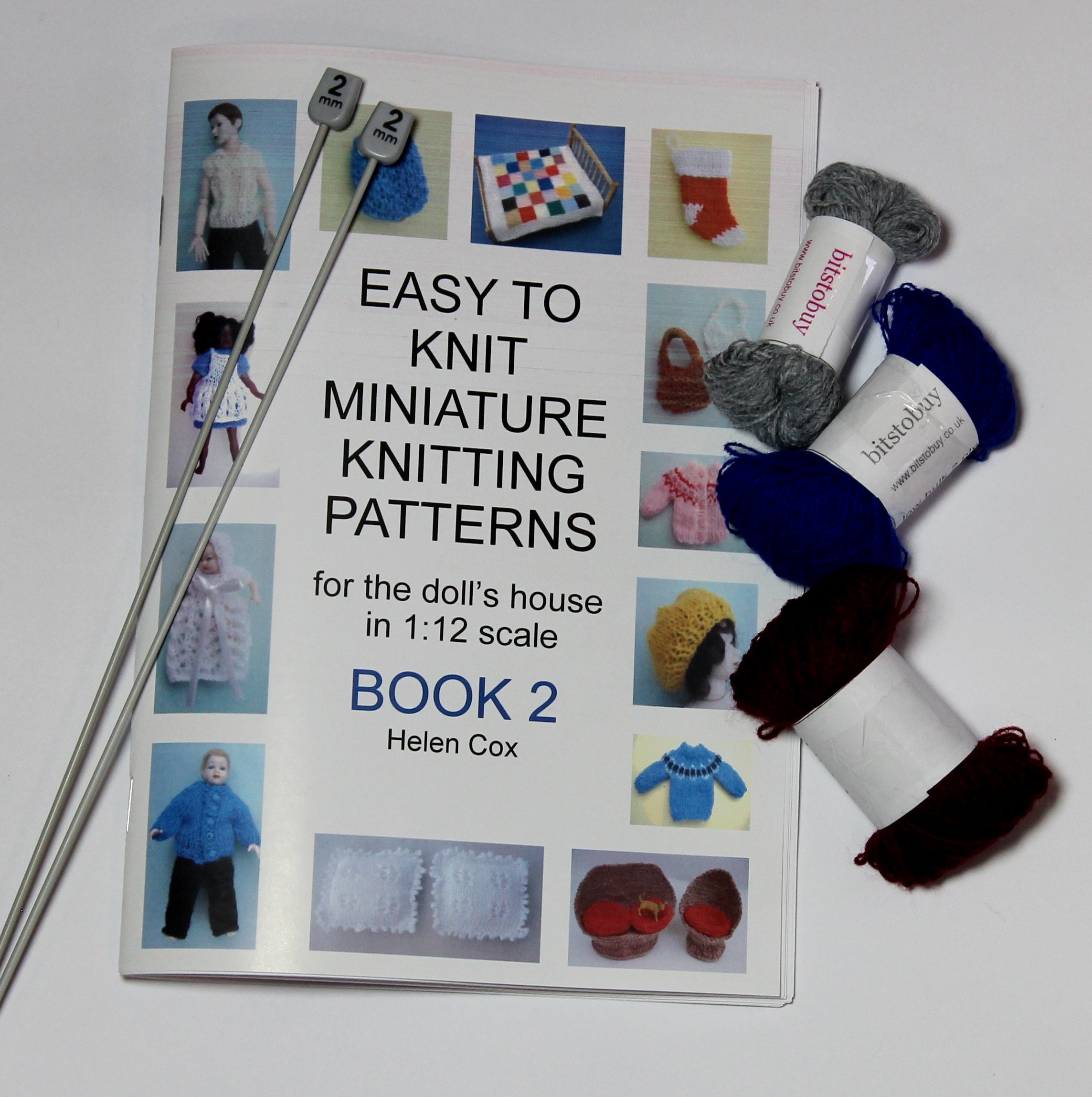 Easy to Knit Miniature Knitting Patterns for the Dolls House by Helen ...