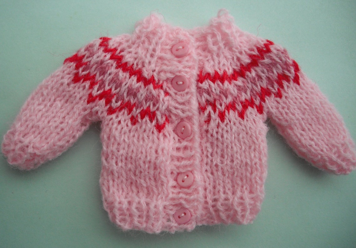 Easy to Knit Miniature Knitting Patterns for the Dolls House - Etsy