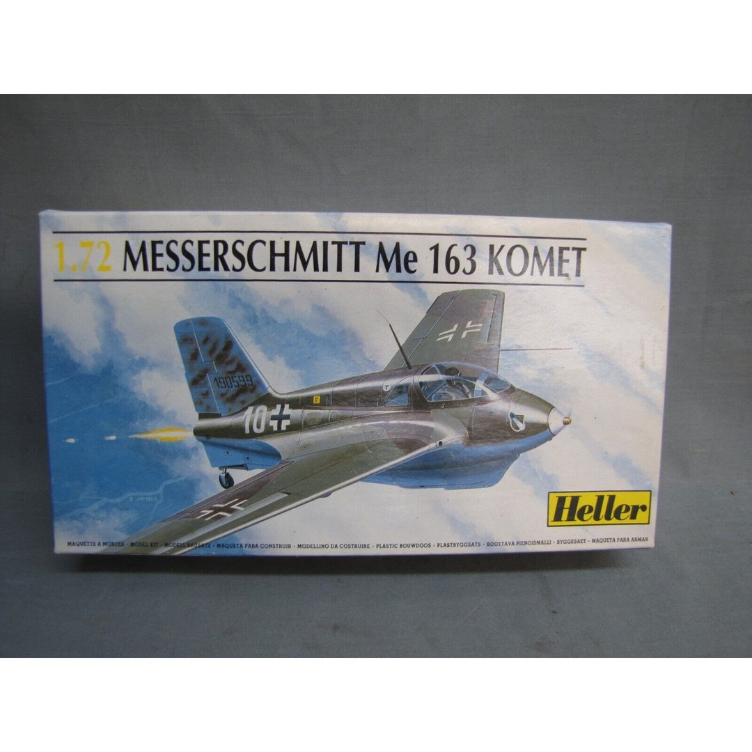 Heller Messerschmitt ME 163 KOMET 1/72 Scale Plastic Model Kit - Etsy
