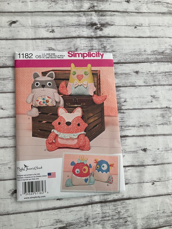 Simplicity Sewing Pattern 1182 - Etsy