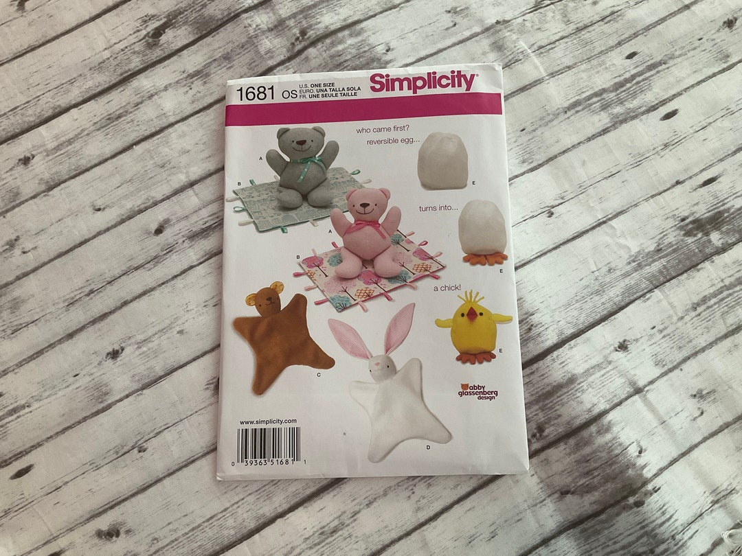 Simplicity Sewing Pattern 1681 - Etsy