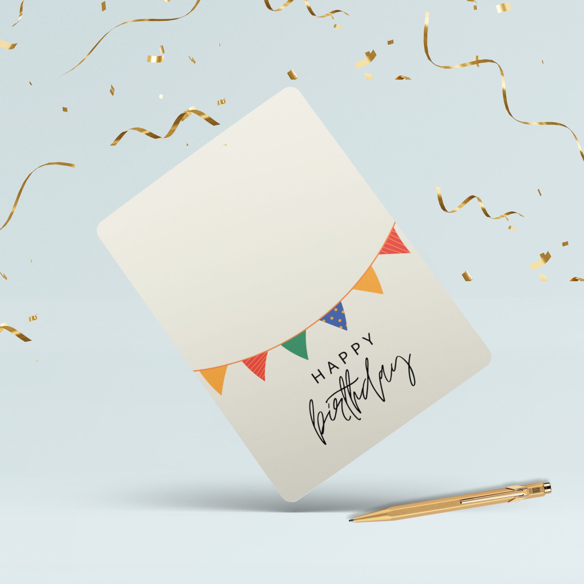 Happy Birthday Digital Printable Card Birthday Card Printable Digital ...