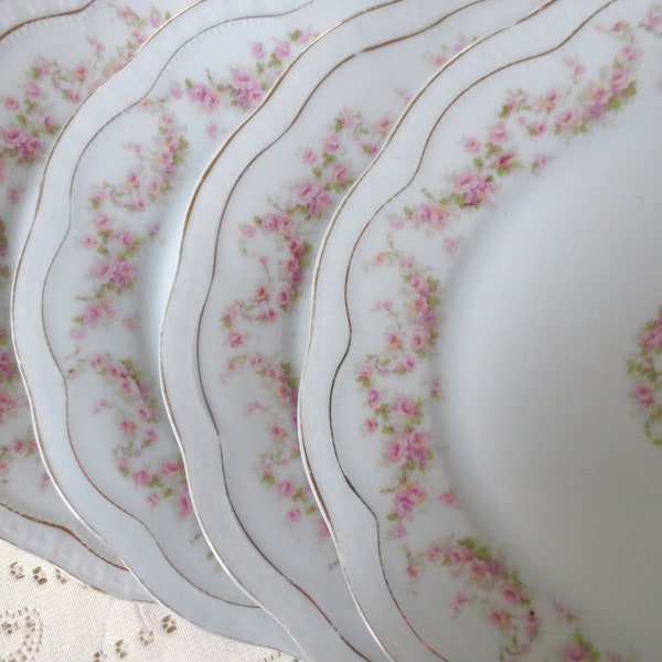 Victorian Rose Dinner Plates - Etsy