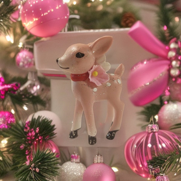Pink Deer - Etsy