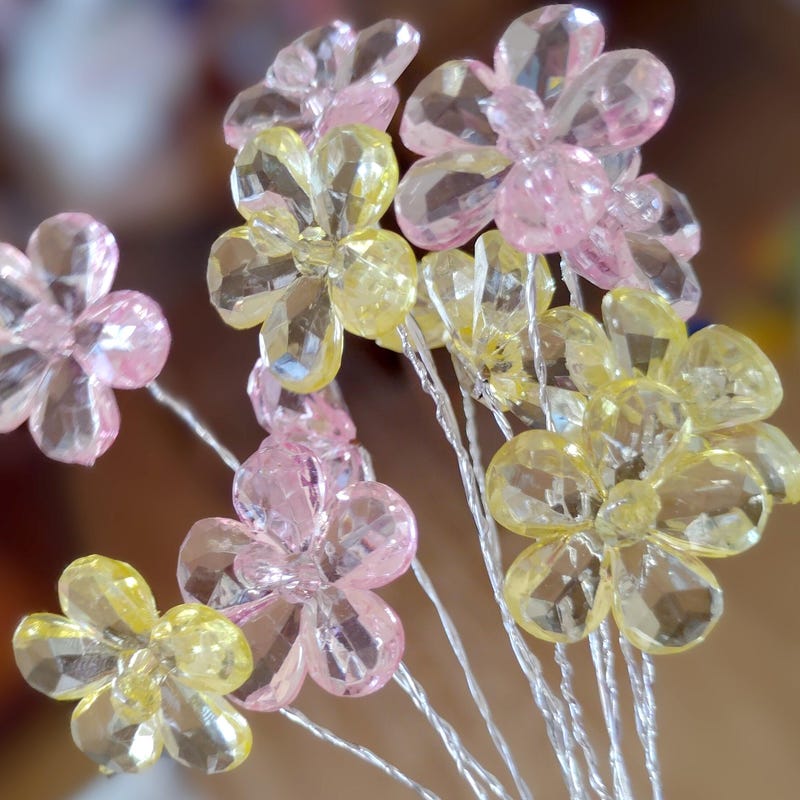 Crystal Flower Display - Etsy