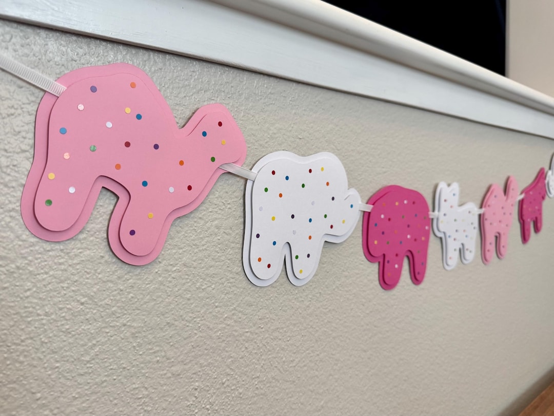Circus Animal Cracker Cookie Banner - Etsy