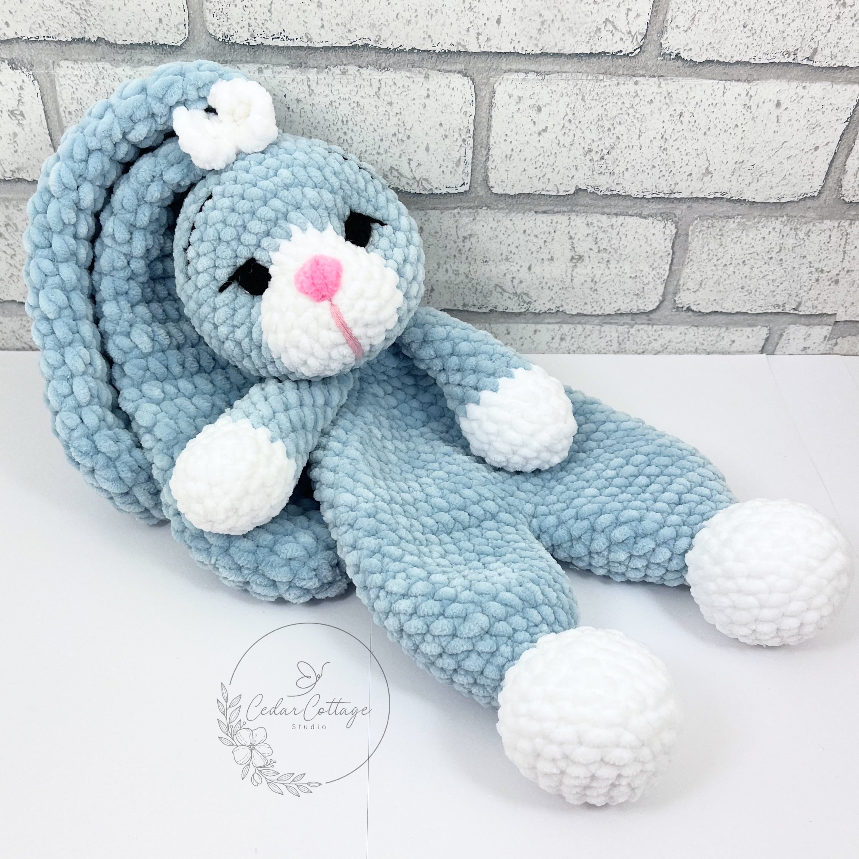 Crochet Bunny Comforter Snuggler Pattern, PATTERN ONLY, Amigurumi ...
