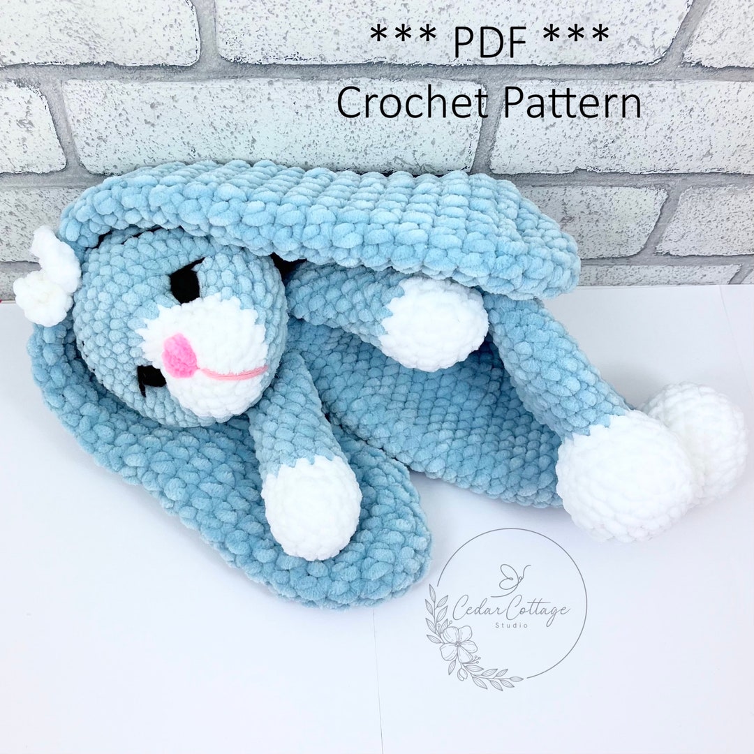 Crochet Bunny Comforter Snuggler Pattern, PATTERN ONLY, Amigurumi ...