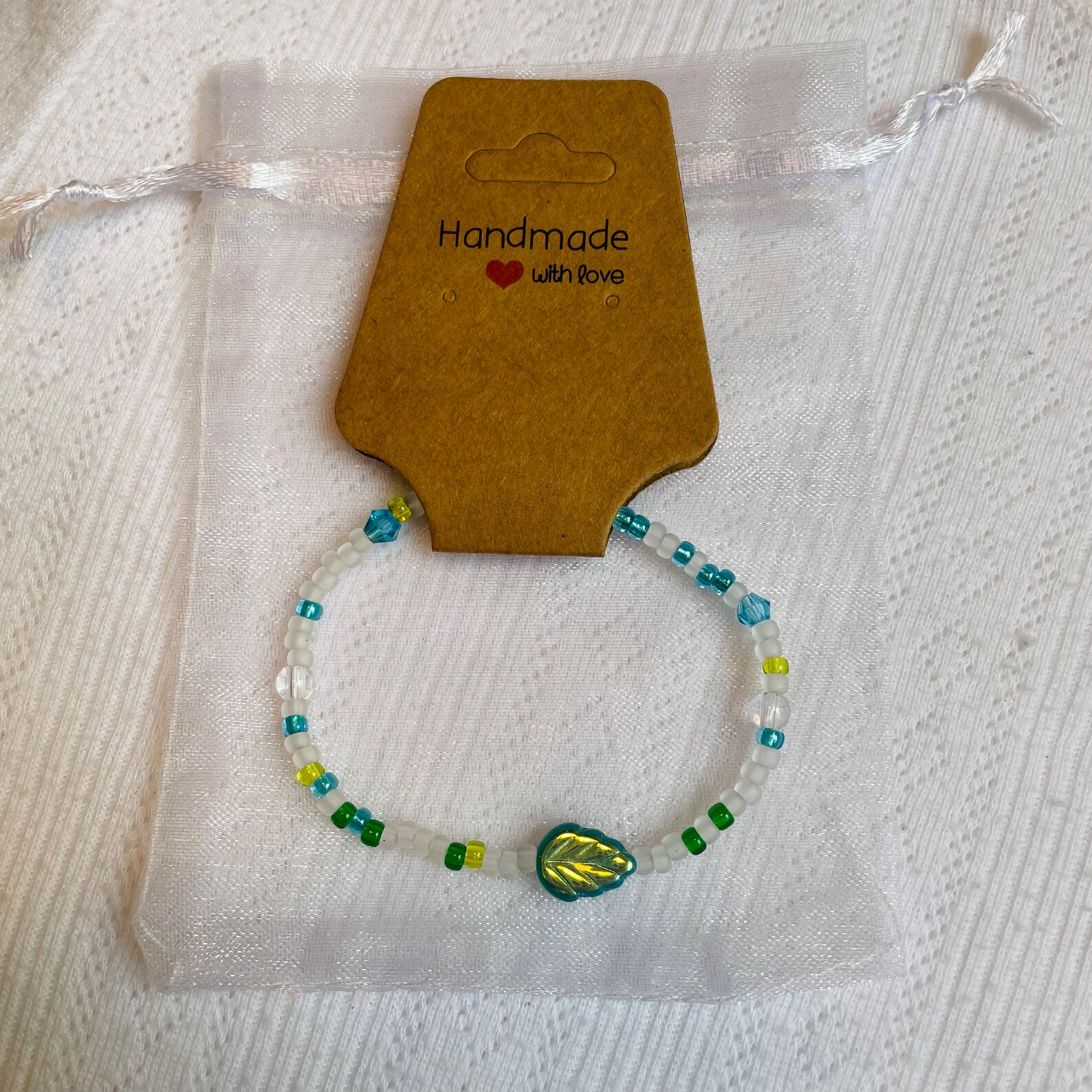 Handmade Glass Seed Bead Y2k Friendship Good Luck Stretch Bracelet - Etsy