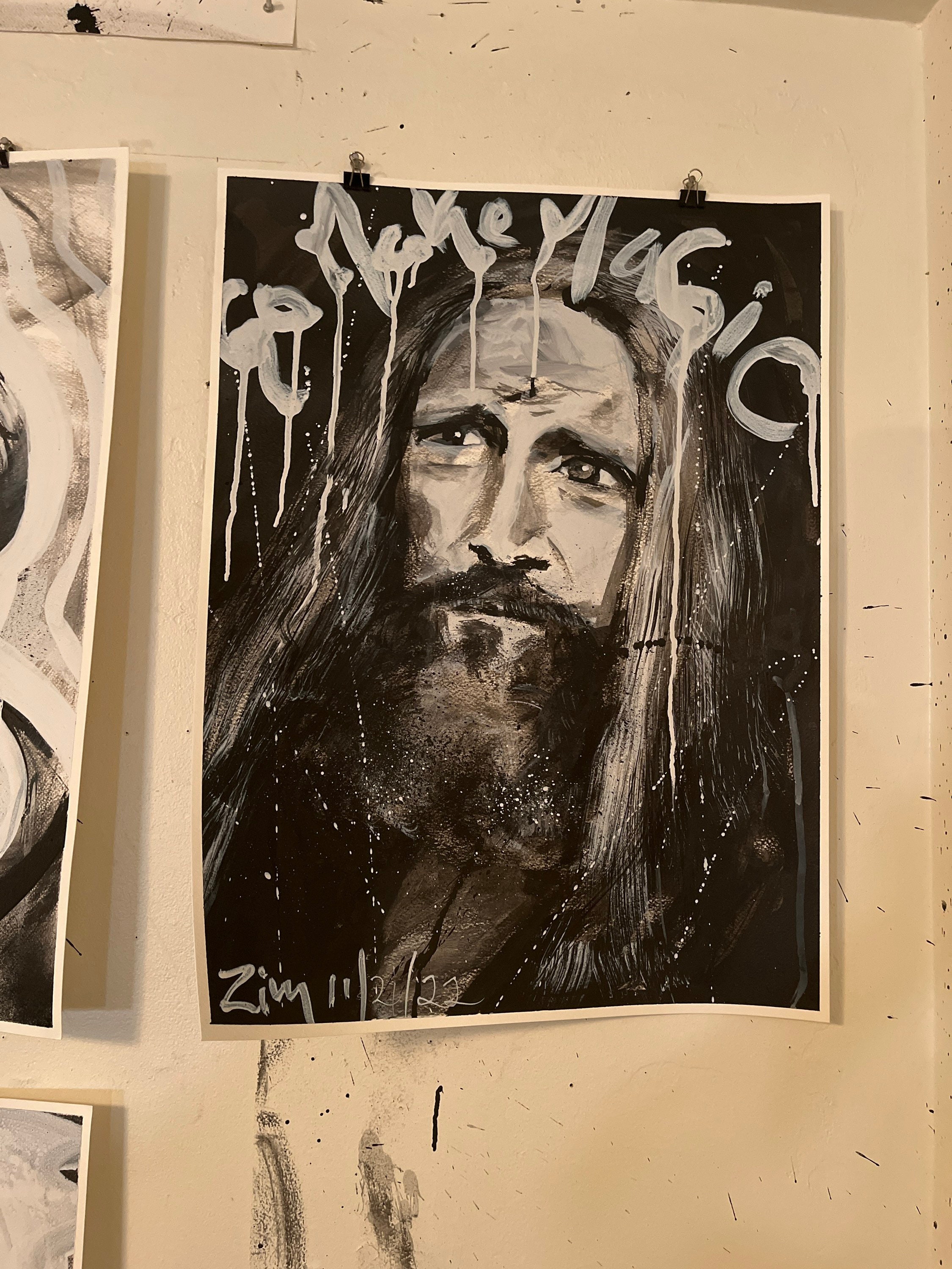 Kim Diaz Holm LIVE Ink on Paper - Etsy