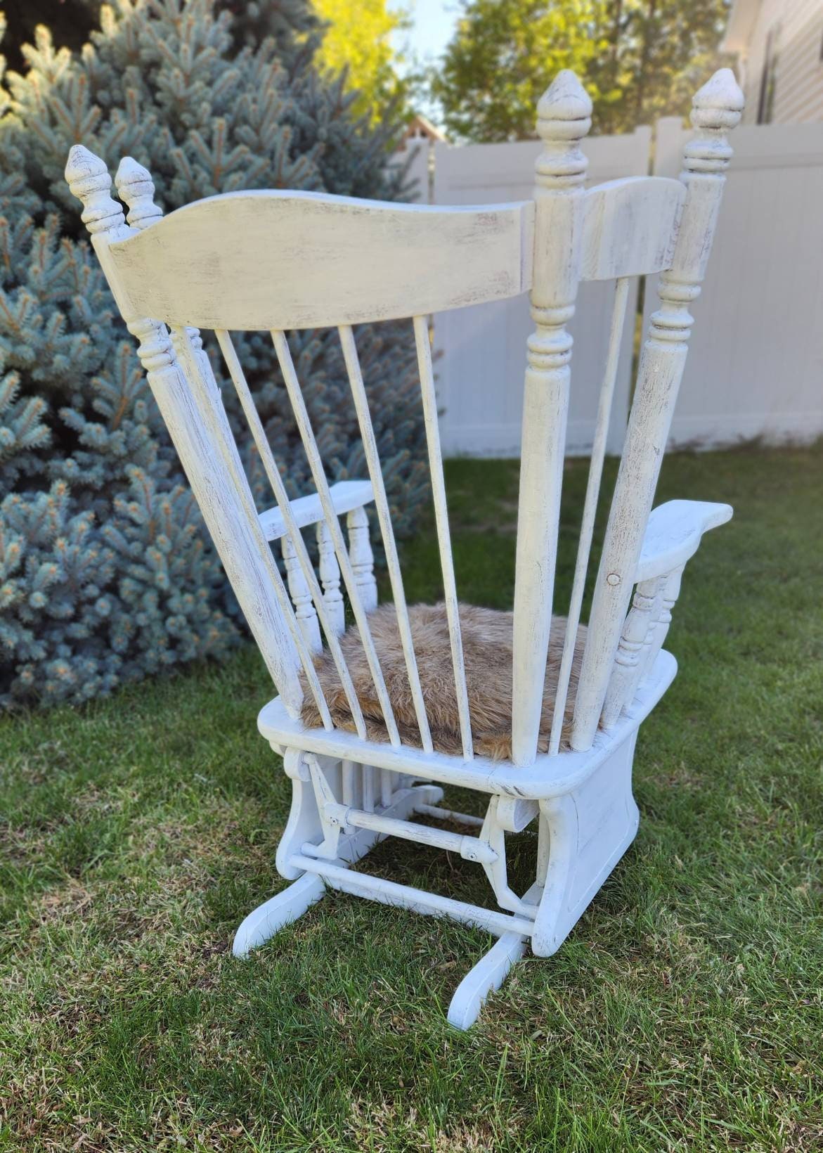 Rustic Rocking Chair - Etsy