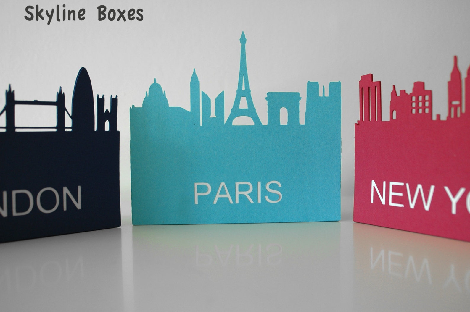 Stylish City Skyline Box 3D SVG File - Etsy UK