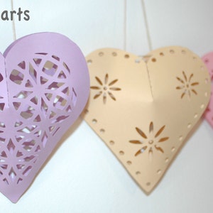 Beautiful Hanging Heart 3D SVG File - Etsy UK