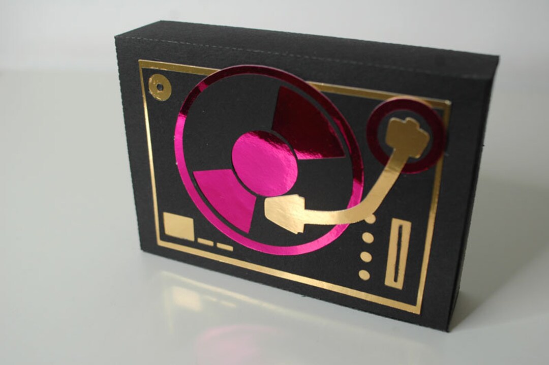Turntable Gift Box 3d SVG Cutting File Template - Etsy