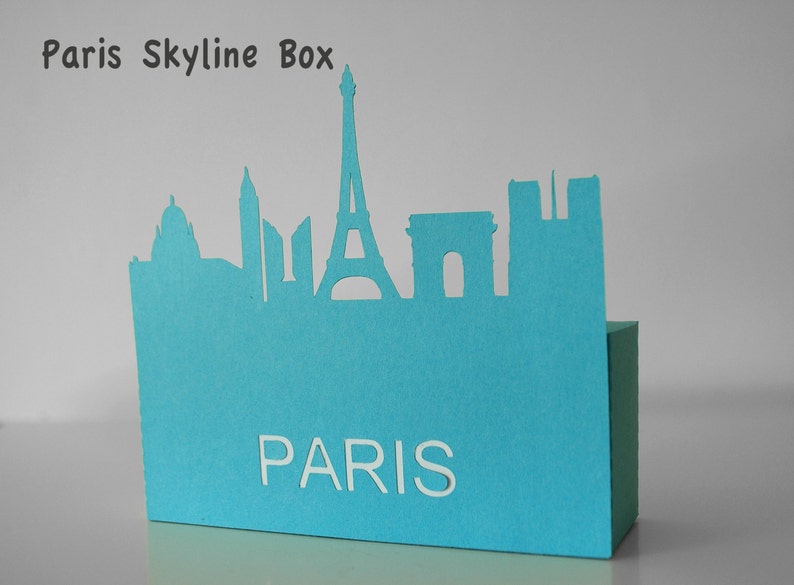 Stylish City Skyline Box 3D SVG File - Etsy UK