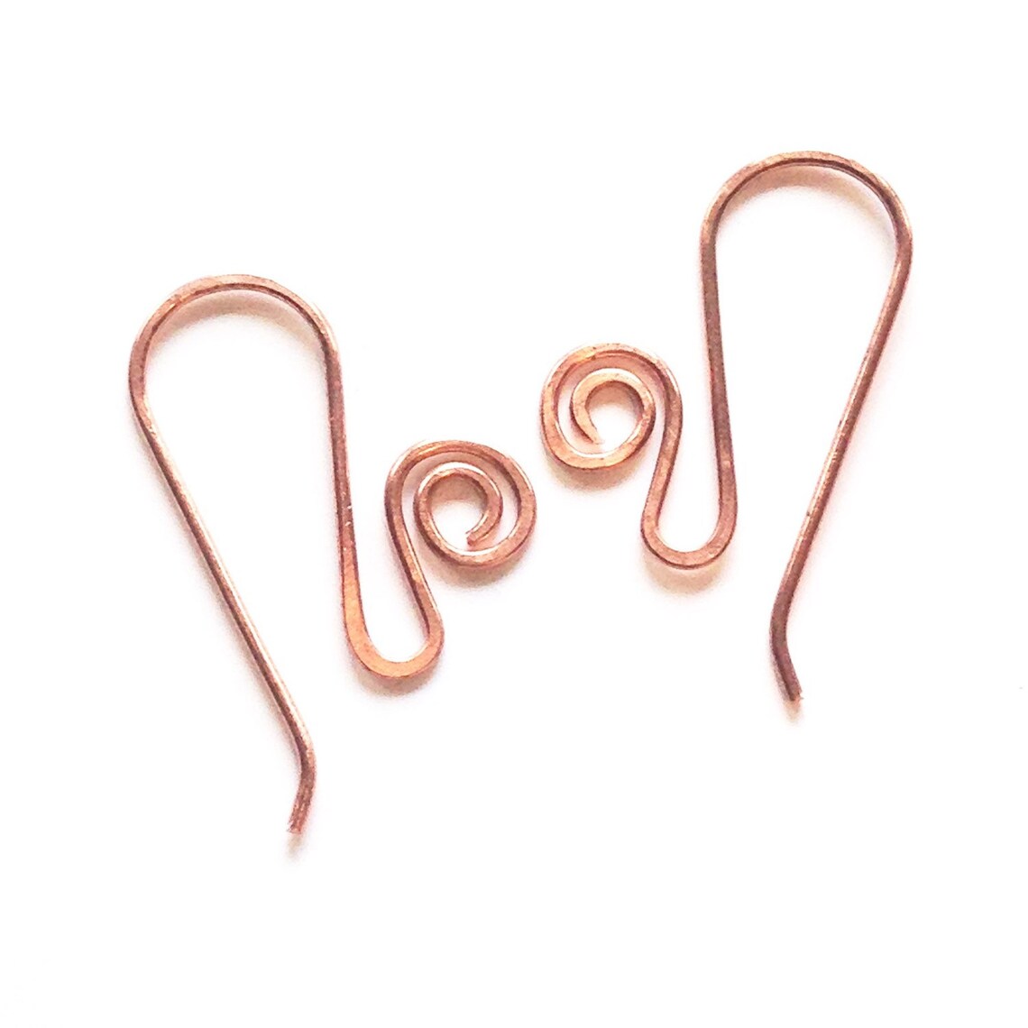 Ear Wires Copper Ear Wires Findings Ear Hooks Jewelry - Etsy