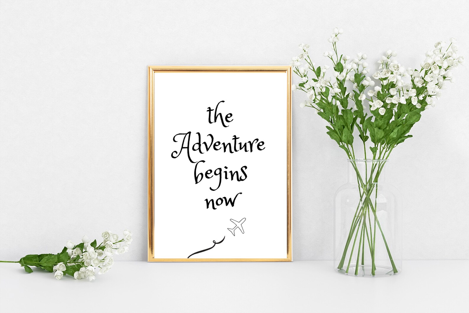 The Adventure Begins Now: Digital Home Decor, Printable Travel-inspired ...