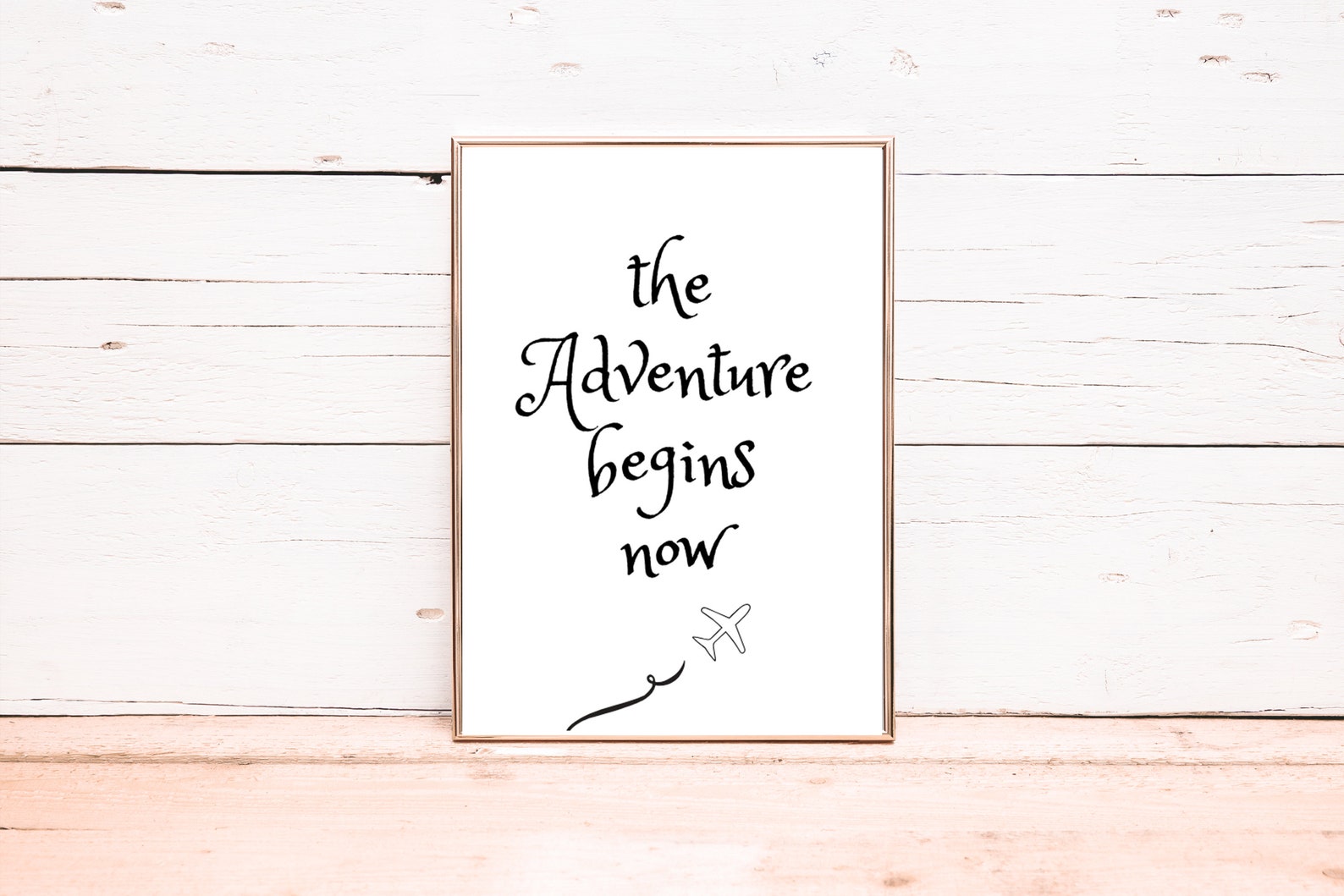 The Adventure Begins Now: Digital Home Decor, Printable Travel-inspired ...
