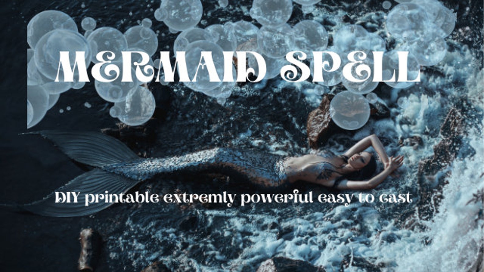 Mermaid Spell Become A Mermaid Spell Mermaid Ritual Mermaid Etsy