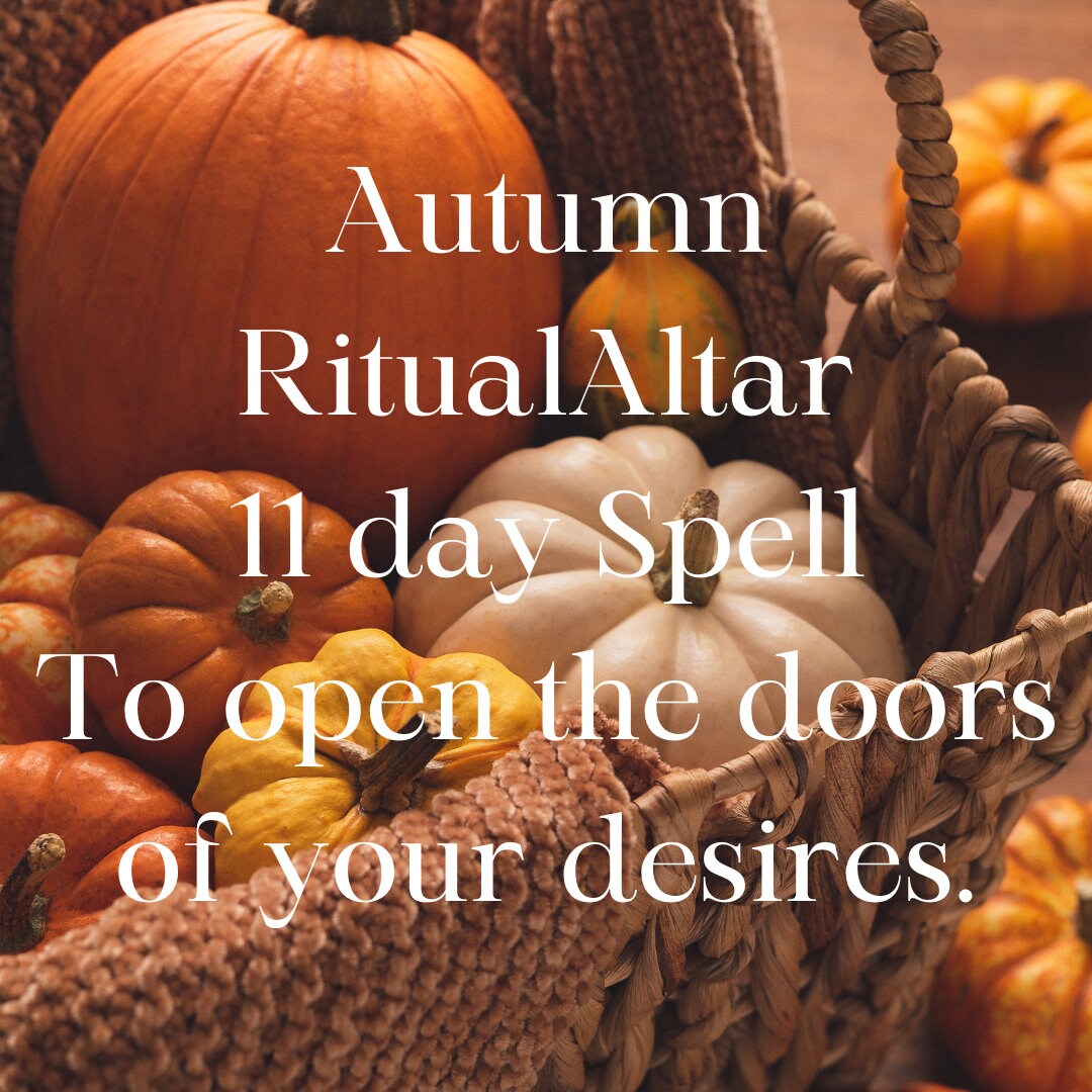 Autumn Ritual to Open the Doors of Harvest 3 Available Video - Etsy