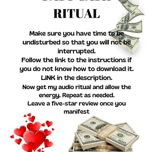FAST CASH Ritual, Powerful Fast Money Spell, Manifest 555 Within 24 ...