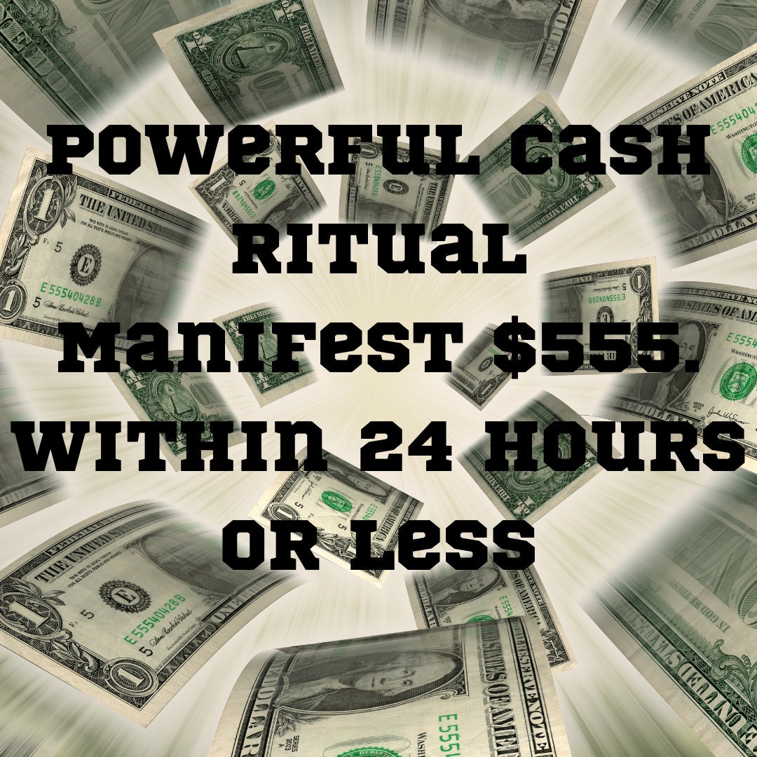 FAST CASH Ritual, Powerful Fast Money Spell, Manifest 555 Within 24 ...